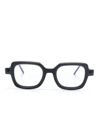 Kuboraum Brille mit eckigem Gestell - Schwarz