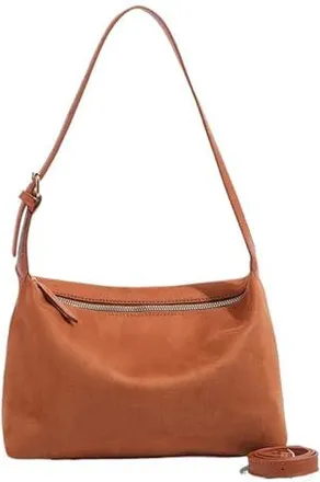 Generic Sac &agrave; bandouli&egrave;re &eacute;l&eacute;gant en daim pour femme avec bretelles r&eacute;glables, marron clair, 25*11*16 cm / 9.84*4.33*6.33 inch