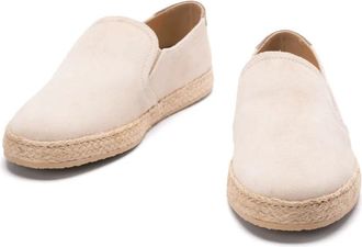 Brunello Cucinelli Mens Suede Espadrilles Beige Ss25 M