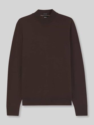 HUGO BOSS Regular Fit Pullover aus reiner Schurwolle Modell Bjarno