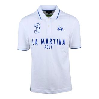 La Martina Homme, Tops, Blanc, Taille: 2XL Polo