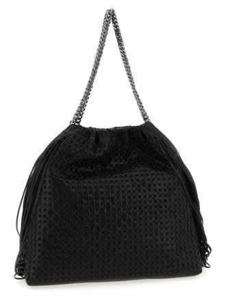 Stella McCartney Womens Black Polyamide Shoulder Bag
