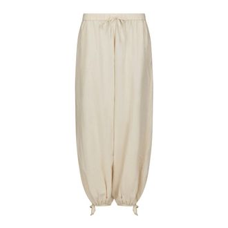 Neo Noir Femme, Pantalons, Beige, Taille: 36 FR Wide Jeans