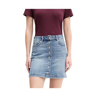 HUGO BOSS Femme, Jupes, Bleu, Taille: 40 FR Denim Skirt