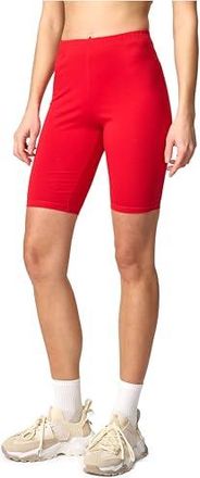 Merry Style Leggings Shorts Femme Coton Confortables - Shorts Cyclisme Femme, Parfaits pour Sport et Quotidien MS10-200 (Rouge, 3XL)