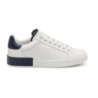 Dolce & Gabbana Homme, Chaussures, Blanc, Taille: 41 EU Portofino Baskets