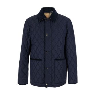 Burberry Veste matelass&eacute;e - Homme - Vestes - Bleu - Taille: L