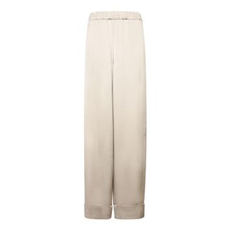 Blanca Vita Beige Hose Erh&ouml;he Garderobe Stil - - Trousers - Damen - Beige - XS