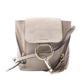 Chlo&eacute; Sac &agrave; dos Faye Pre-owned - Femme - Pre-owned - Beige - Taille: ONE Size