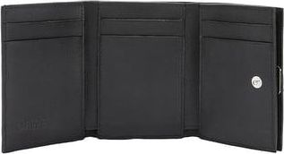 Loewe Portefeuille &agrave; trois volets Anagram en cuir de veau grain&eacute;