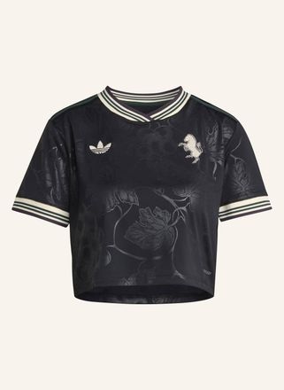 adidas Juventus Turin 25/26 K&uuml;rzer Geschnittenes Ausweichtrikot schwarz