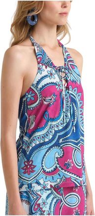 Maliparmi Maliparmi, Femme, Tops, Multicolore, Taille: 40 FR Hippie Lotus Top