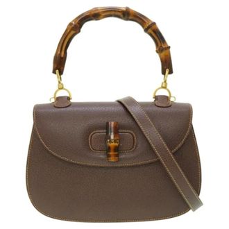 Gucci Pre-owned Tissu sacs-gucci - Femme - Pre-owned - Brun - Taille: ONE Size