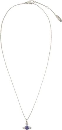 Vivienne Westwood Reina Anh&auml;nger Halskette - - Accessories - Damen - Grau - ONE SIZE