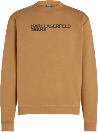 Karl Lagerfeld Regular Essential Logo Sweat, Chipmunk, L