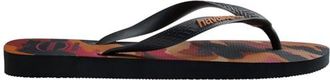 Havaianas Top Camu, Comfortable, Durable and Lightweight Flip-Flops, Camouflage Print, Men, New Graphite, 33/34 EU