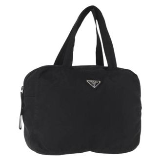 Prada Pre-owned Nylon Handtasche - - Pre-owned - Damen - Schwarzk - ONE SIZE