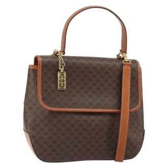 Celine Sac &agrave; main vintage en plastique Pre-owned - Femme - Pre-owned - Brun - Taille: ONE Size