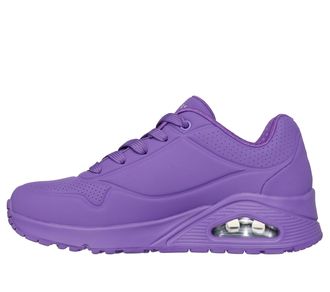 Skechers Damen UNO Stand On Air Turnschuhe, Purple Durabuck/Mesh, 36.5 EU