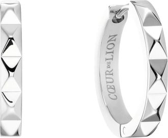 Coeur de Lion Ohrringe - Ohrringe Creole Spikes - Gr. unisize - in Silber - f&uuml;r Damen