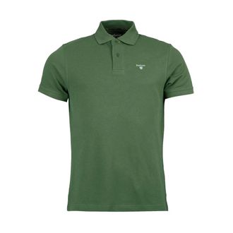 Barbour Plaid Piqu&eacute; Polo Shirt - - Tops - Herren - Gr&uuml;n - S