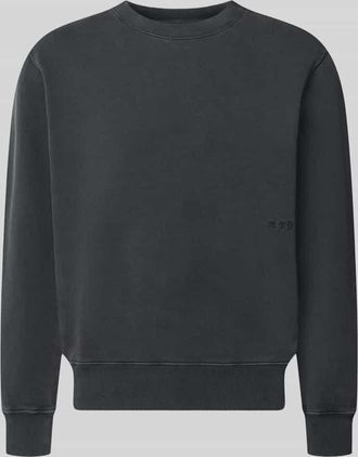 Edwin Sweatshirt aus reiner Baumwolle mit Stickerei Modell Axiom