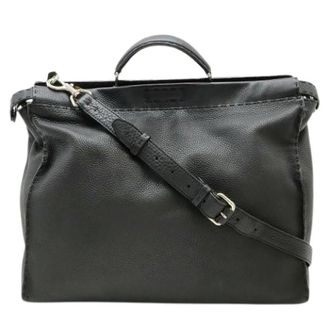 Fendi Pre-owned Leder Handtasche - - Pre-owned - Damen - Schwarzk - ONE SIZE
