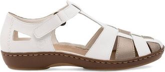 Rieker Halbschuhe 45869-80 Wei&szlig;