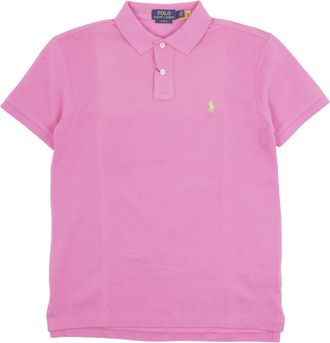Polo Ralph Lauren Polo ajust&eacute; - Homme - Tops - Rose - Taille: XL
