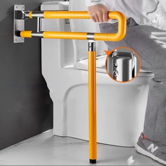 Generic Sicherheitsgriff f&uuml;r Badezimmer, WC-St&uuml;tzstange, Edelstahl-Klappstange, angepasst an Griffe f&uuml;r &auml;ltere Menschen, Klappgriff, Rutschfestigkeit (Size : 