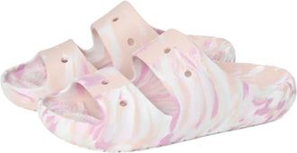 Crocs Unisexe Adulte Classic Marbled Sandal v2 Sandales, Quartz/Multi, 46/47 EU