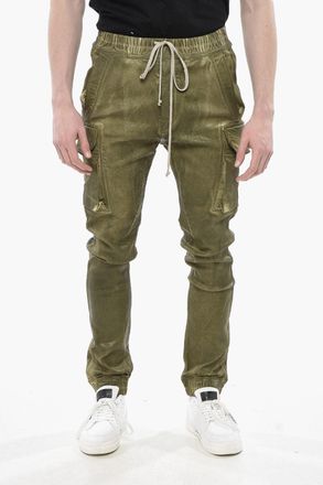 Rick Owens DRKSHDW Cargo-Hose MASTODON CUT aus beschichteter Baumwolle mit Elastikbund Rick Owens