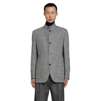 Lardini Single-breasted Wool Blazer