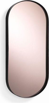 Oresteluchetta Designer-Wandspiegel oval in Ros&eacute;gold Bronze Oval