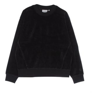 Carhartt Work in Progress Schwarzes Langarm-Sweatshirt mit gerippten B&uuml;ndchen - - Sweatshirts & Hoodies - Herren - Schwarzk - L
