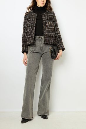Gerard Darel Veste en tweed multico - MATHILDA - Noir
