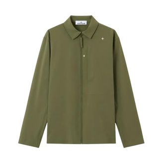 Stone Island Homme, Vestes, Vert, Taille: M Stellina Surchemise
