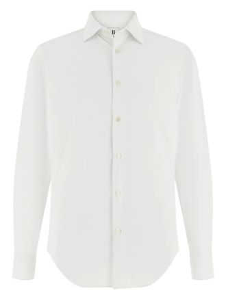 Boggi Milano slim fit tokyo-collar shirt - Wei&szlig;