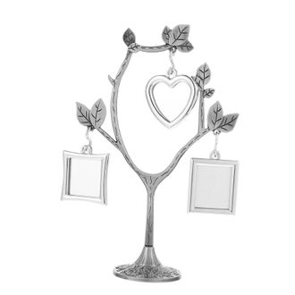 Holibanna DIY Metall fotorahmen Baumblatt Anh&auml;nger Vintage Antik Metalloptik Kreative Fotoaufh&auml;ngung Wanddeko f&uuml;r Pers&ouml;nliche Bilderpr&auml;sentation und Kreative Wo