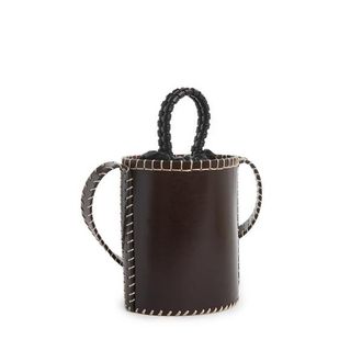 Chloé Leder - Brauner Bucket Lawson -Tasche