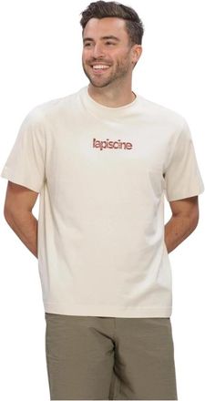 Selected Slhaspen Graphic SS Tee - - Tops - Herren - Beige - XL