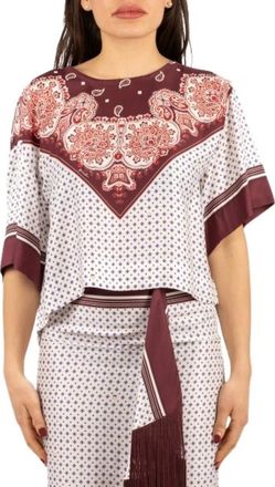 Pinko Pinko, Femme, Blouses et Chemises, Multicolore, Taille: 38 FR Betsy Blouse