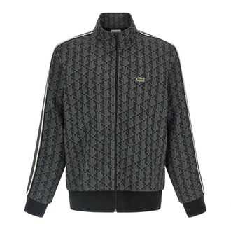 Lacoste Homme, Sweatshirts et sweats &agrave; capuche, Gris, Taille: 2XL Veste de surv&ecirc;tement zipp&eacute;e Paris