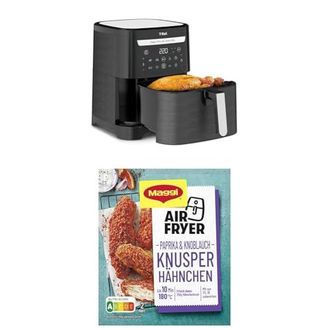 T-fal Easy Fry & Grill XXL 2-in-1 Heißluftfritteuse, 6,5 L, Air Fryer + Grill, Flexcook-Einsatz für 2 Speisen gleichzeitig, Friteuse ohne Öl, energiesparend