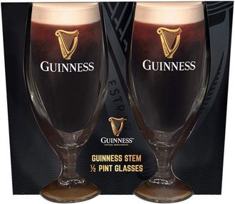 Guinness Shamrock Gift Company Guinness Stielgl&auml;ser, 2 St&uuml;ck