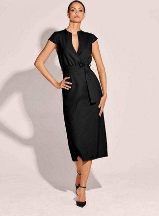 Madeleine Maxikleid Elegantes Midi-Kleid in Wickeloptik