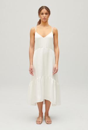 Claudie Pierlot Satiniertes Midikleid