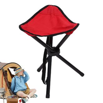 Generic Klappbarer Campinghocker, zusammenklappbar, dreieckig, multifunktional, zusammenklappbar, für drinnen und draußen