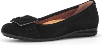 Gabor Damen Klassische Ballerinas, Frauen Flats,Moderate Mehrweite (G),Abendschuhe,Slip-ons,klassisch elegant,Ballerinen,schwarz,38.5 EU / 5.5 UK