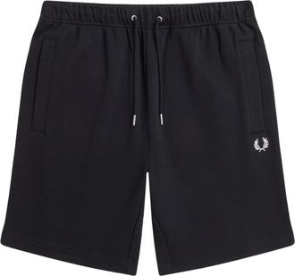 Fred Perry Homme, Sport, Noir, Taille: L Training Shorts